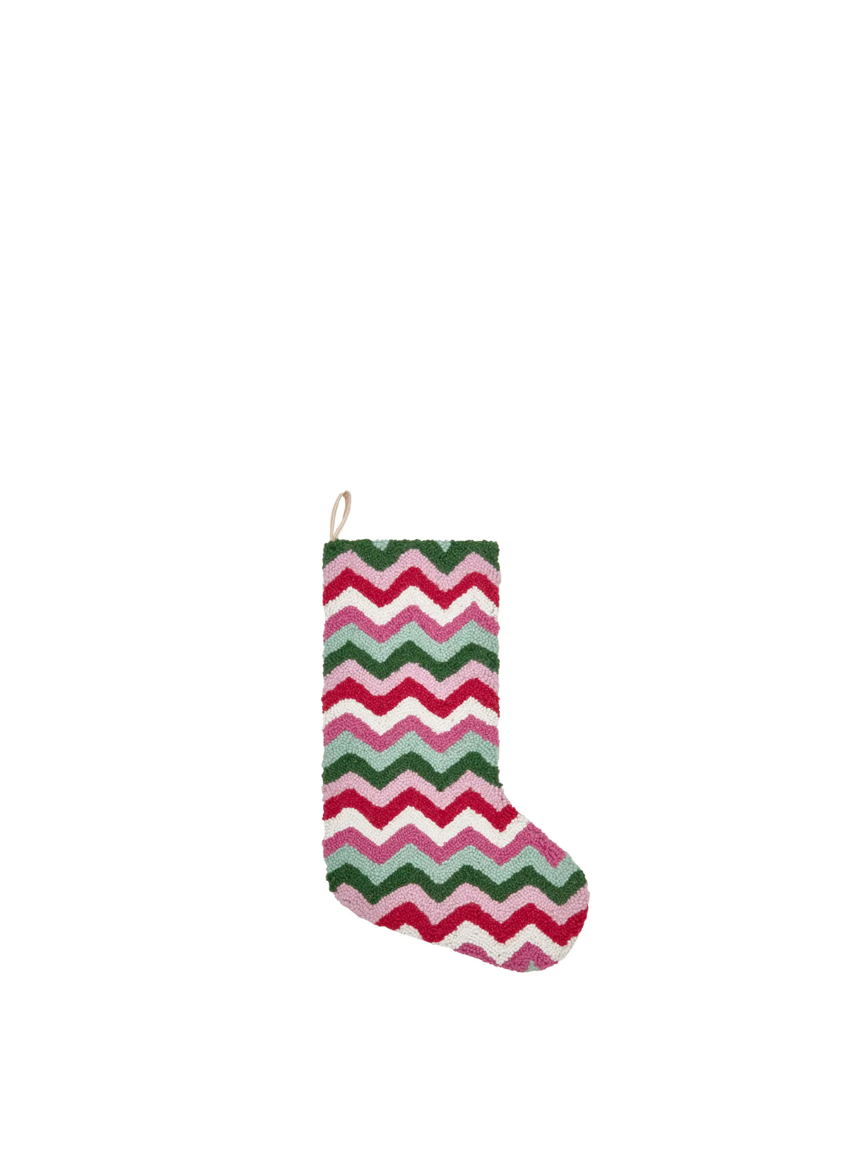 Zig Zag Hook Stocking from Peking Handicraft