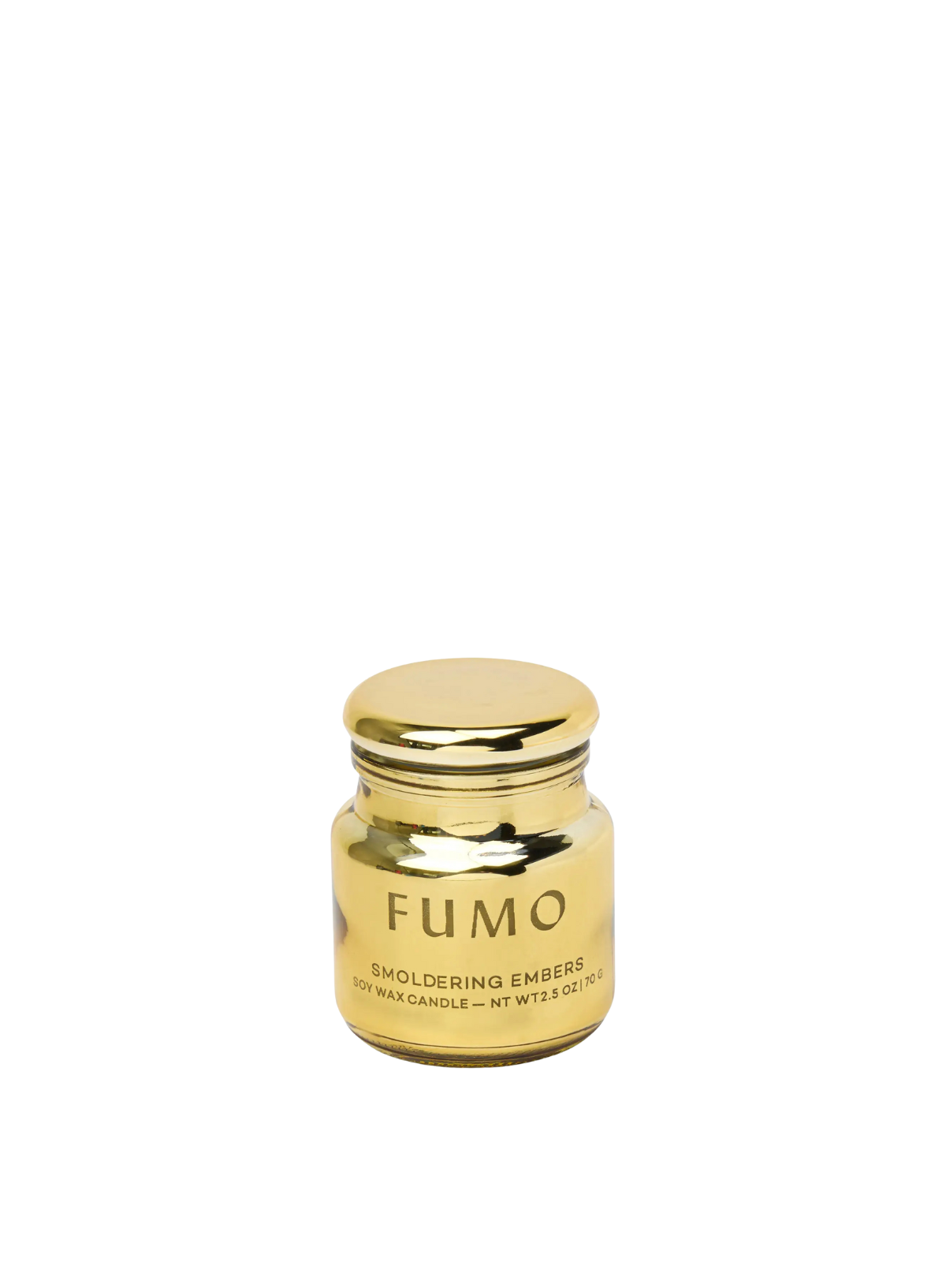 Chroma Fumo Metallic Glass Candle in Smoldering Embers from Paddywax